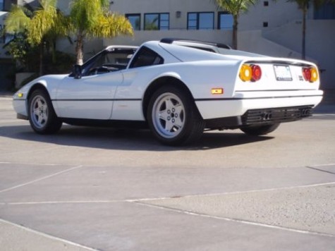 White on Red 1987 Ferrari 328 GTS For Sale | Classic Italian Cars For Sale